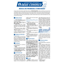 Folheto DEUS CONOSCO – MISSA DE PRIMEIRA COMUNHÃO - Deus Conosco